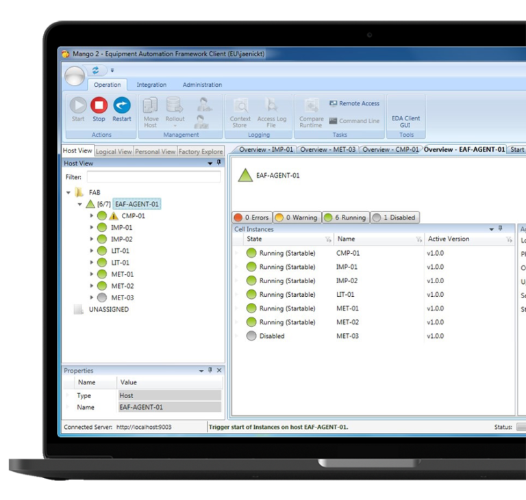 EAF - Equipment Automation Framework - PEER Group GmbH